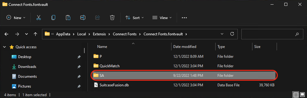 Collecting / Extracting Fonts from the Connect Fonts Font Vault – Extensis